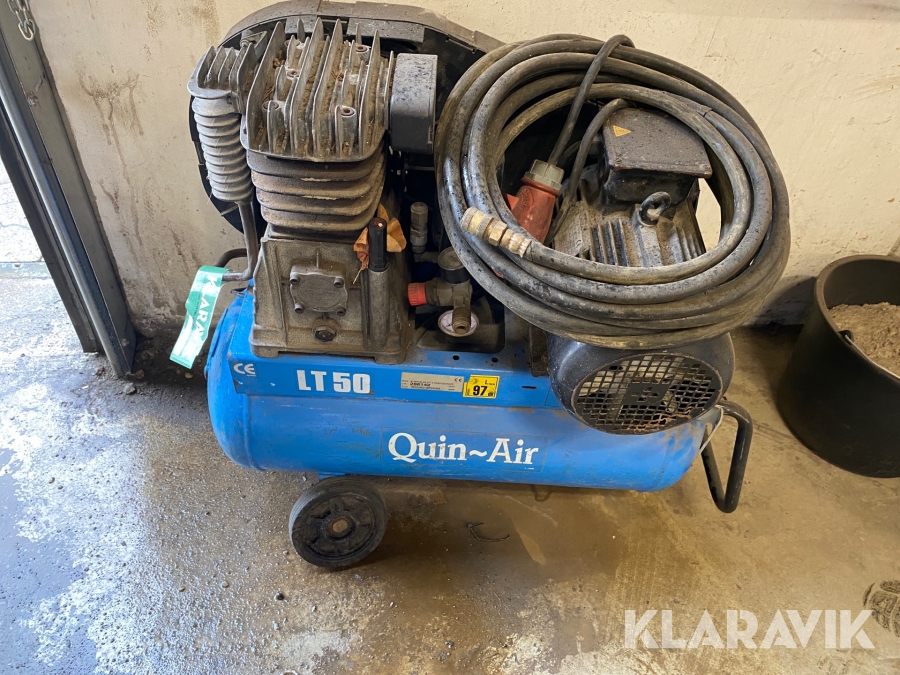 Kompressor 400 volt / 50 liter Quin-air 400 volt 50 liter, A