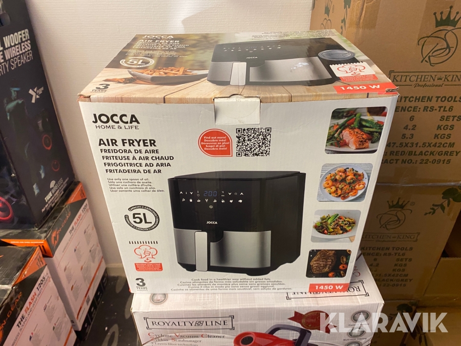 Air fryer Jocca 5 liter, Køge, Klaravik auktioner