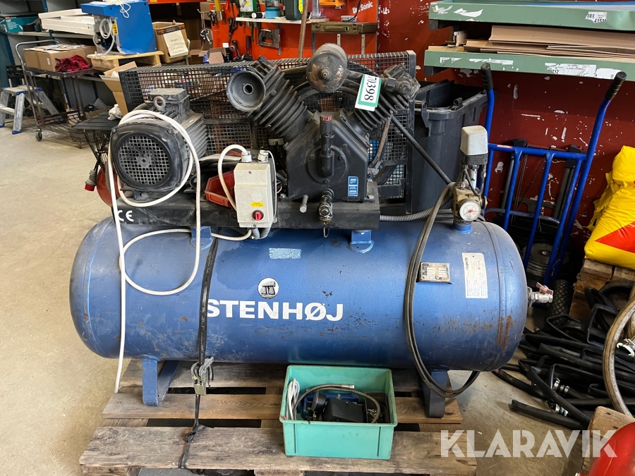 Kompressor Stenhøj KA-13C-280, Frederikssund, Klaravik aukt