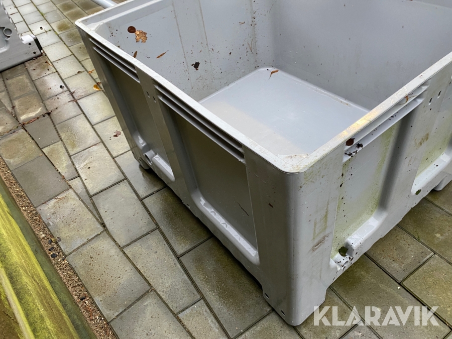 4 stk Plastkar Europlast CTR3, Skanderborg, Klaravik auktion