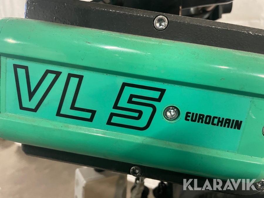 Elektrisk talje med løbekat Verlinde VL5, Horsens, Klaravik