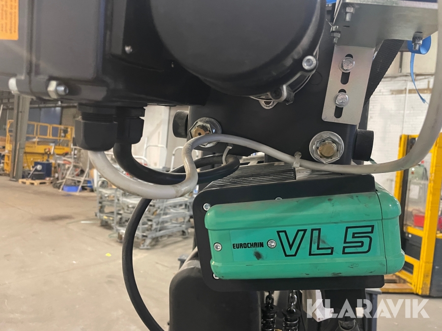 Elektrisk talje med løbekat Verlinde VL5, Horsens, Klaravik