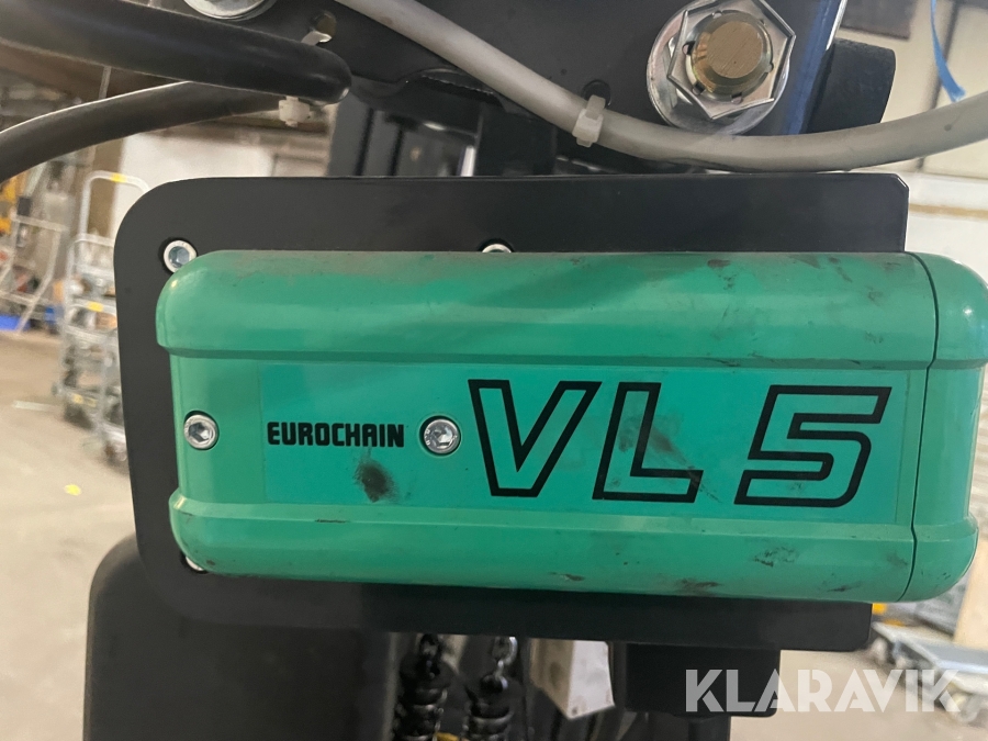 Elektrisk talje med løbekat Verlinde VL5, Horsens, Klaravik