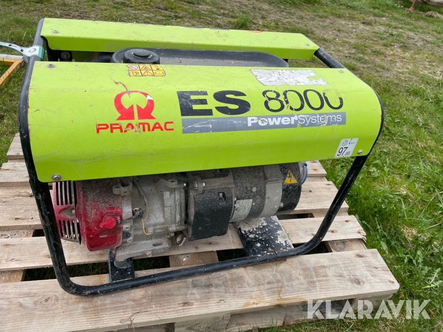 Generator Pramac ES8000, Faaborg-Midtfyn, Klaravik auktioner