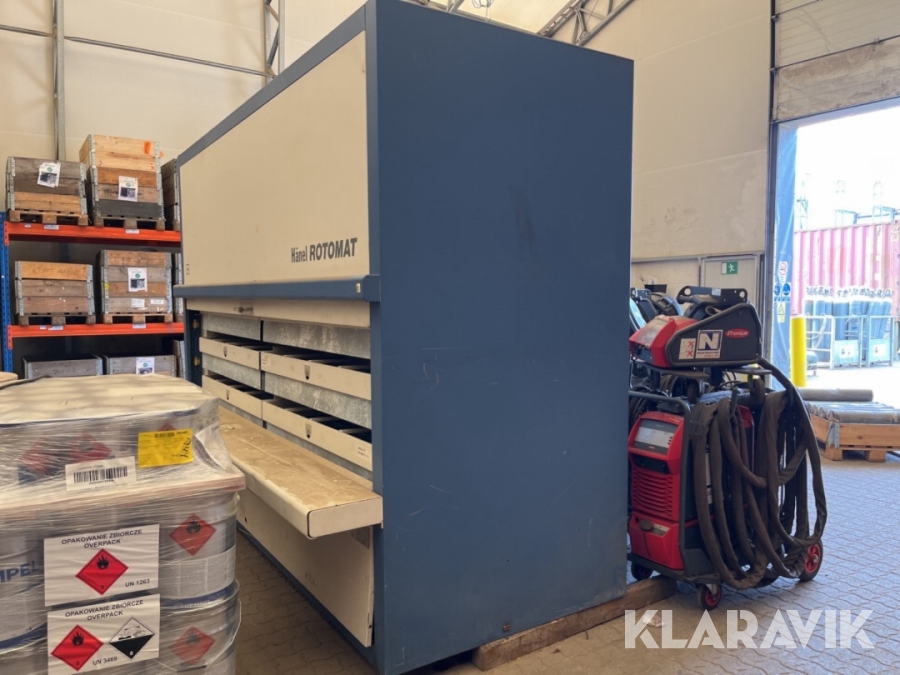 Rotor lagerreol Hänel Rotomat 600, Esbjerg, Klaravik auktion