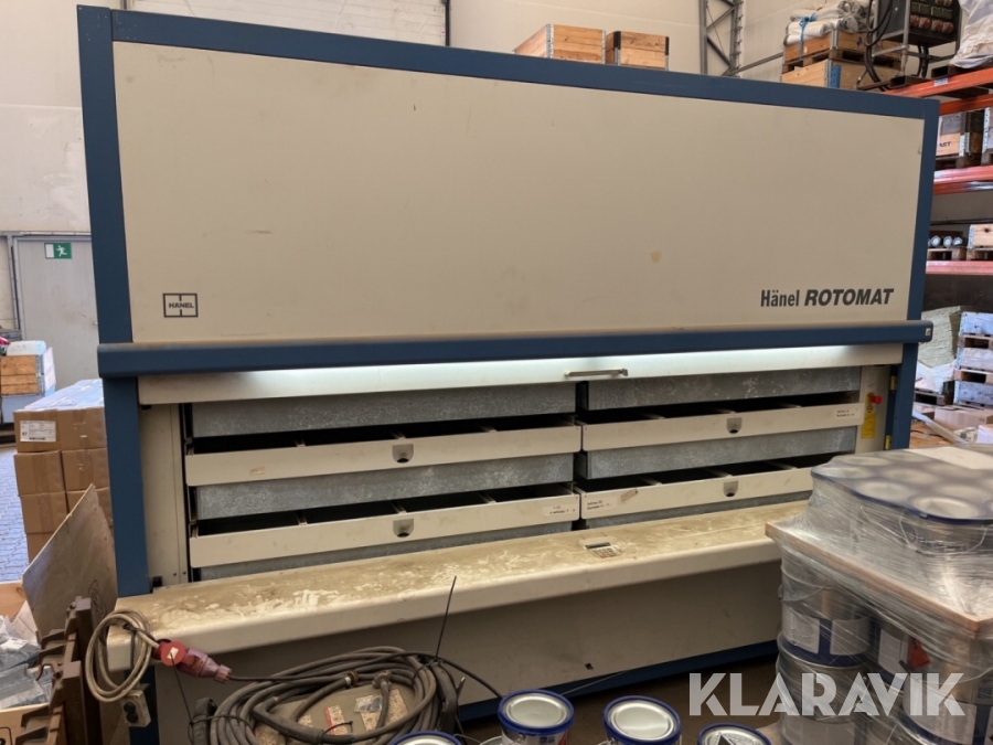 Rotor lagerreol Hänel Rotomat 600, Esbjerg, Klaravik auktion