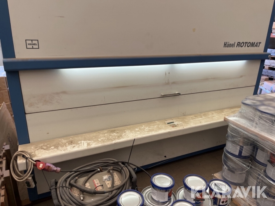 Rotor lagerreol Hänel Rotomat 600, Esbjerg, Klaravik auktion