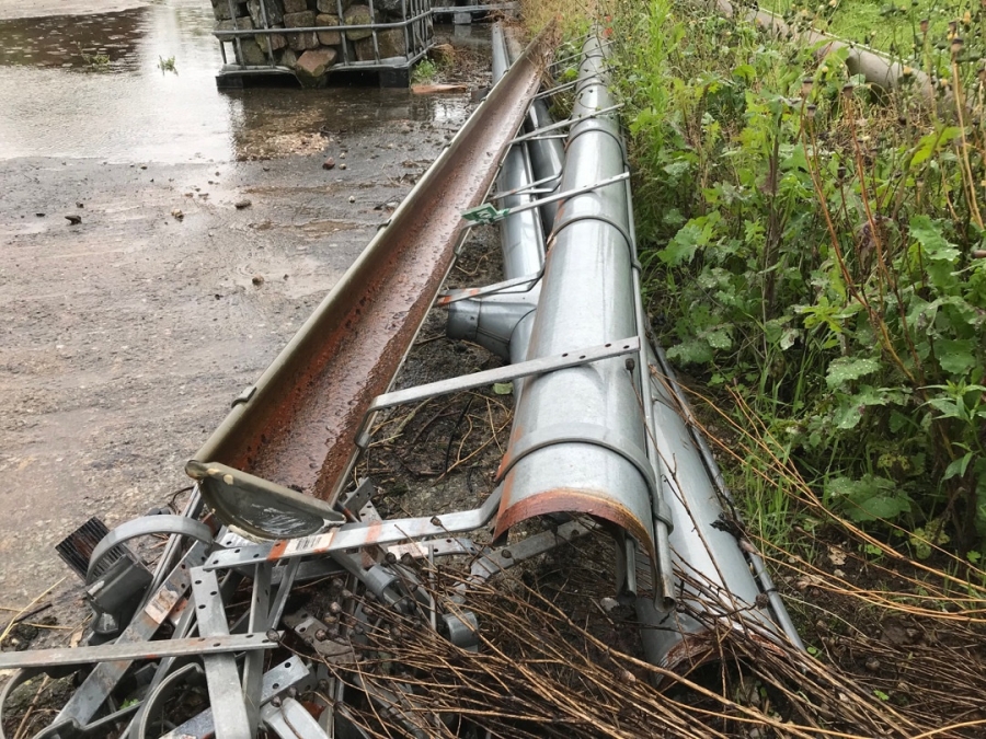 Assorteret zink tagrender