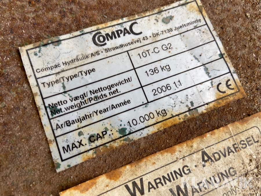 Donkraft 10 ton Compac 10T-C G2, Ringkøbing-Skjern, Klaravik