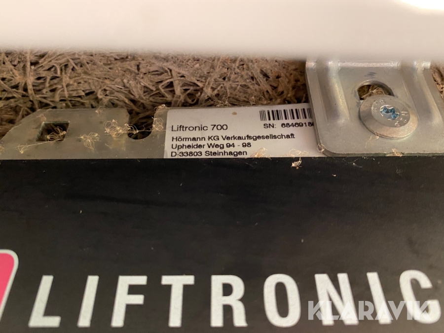 Garageport 2,5 br x 2,05 meter høj Hörmann LPU 40, Aabenraa,