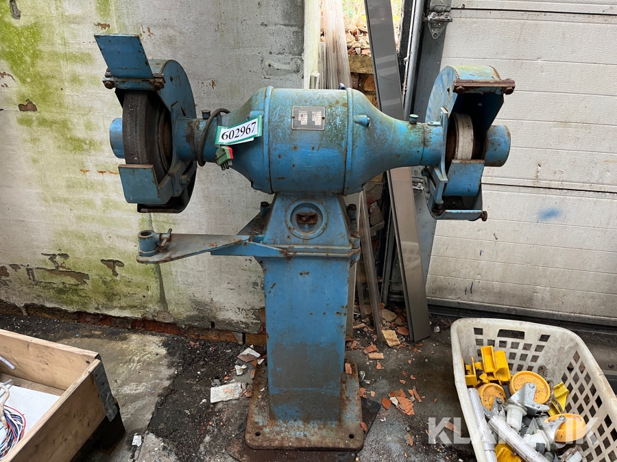 Slibemaskine Københavns elektromotor fabrik, Allerød, Klarav