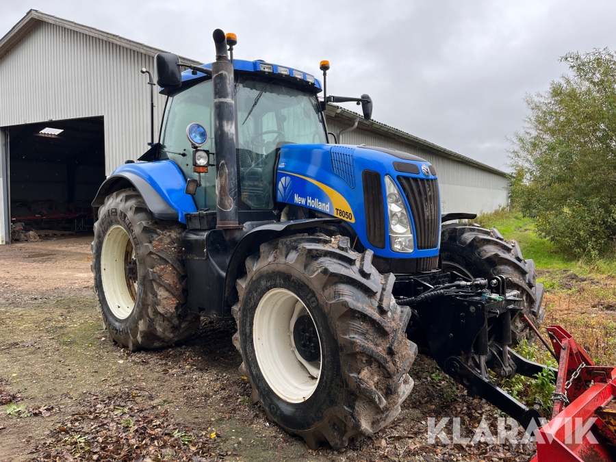 Traktor New Holland T8050 4wd Class5, Hillerød, Klaravik auk