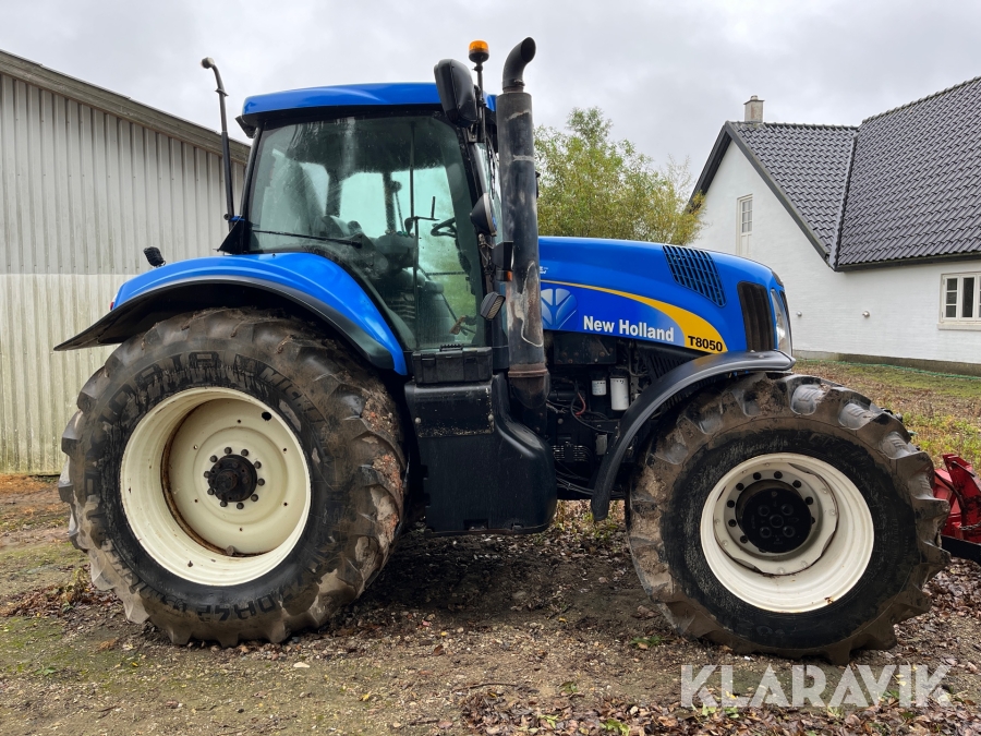 Traktor New Holland T8050 4wd Class5, Hillerød, Klaravik auk