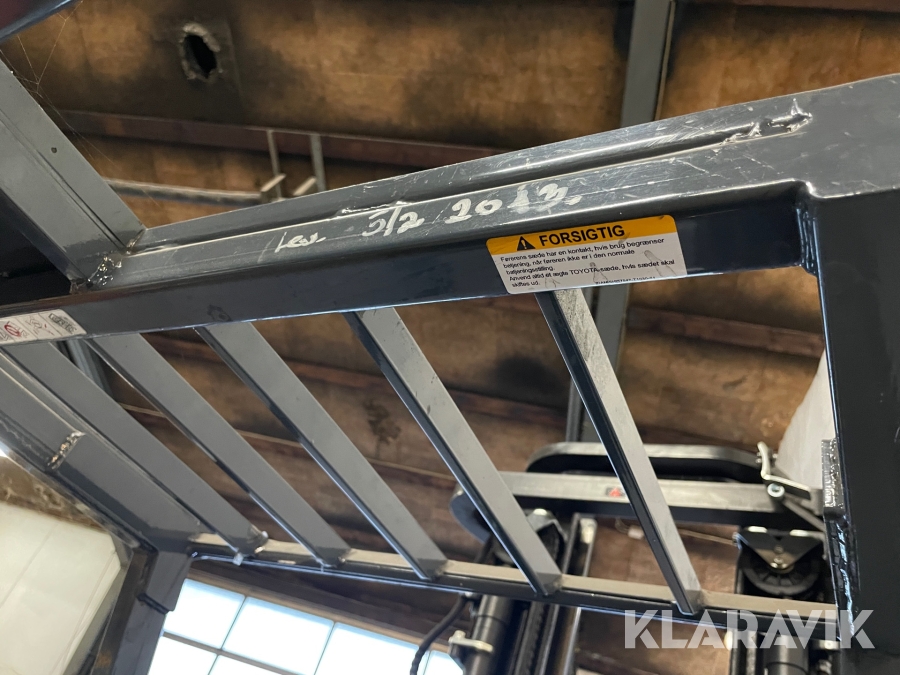 Gaffeltruck Toyota 8FBET16, Horsens, Klaravik auktioner