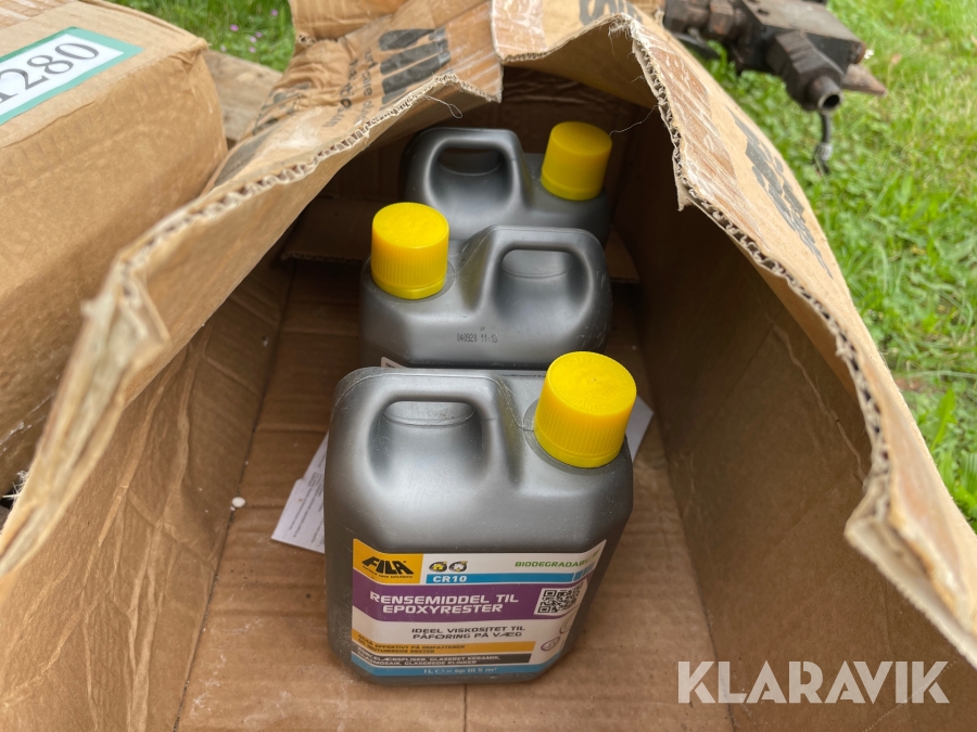 Rensemiddel til Epoxy, Næstved, Klaravik auktioner