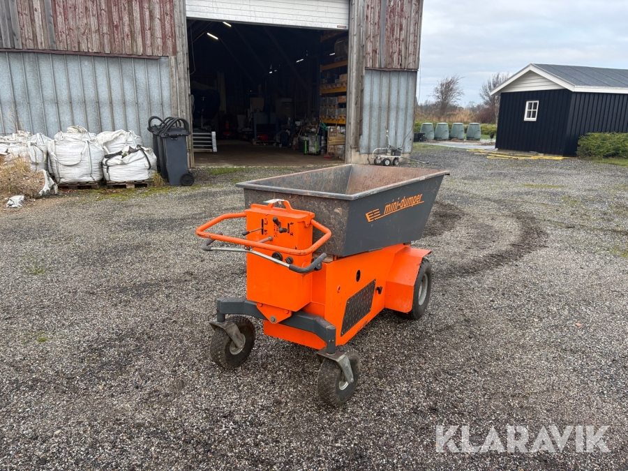 Motorbør Mini-Dumper RCD 1100 E, Stevns, Klaravik auktioner