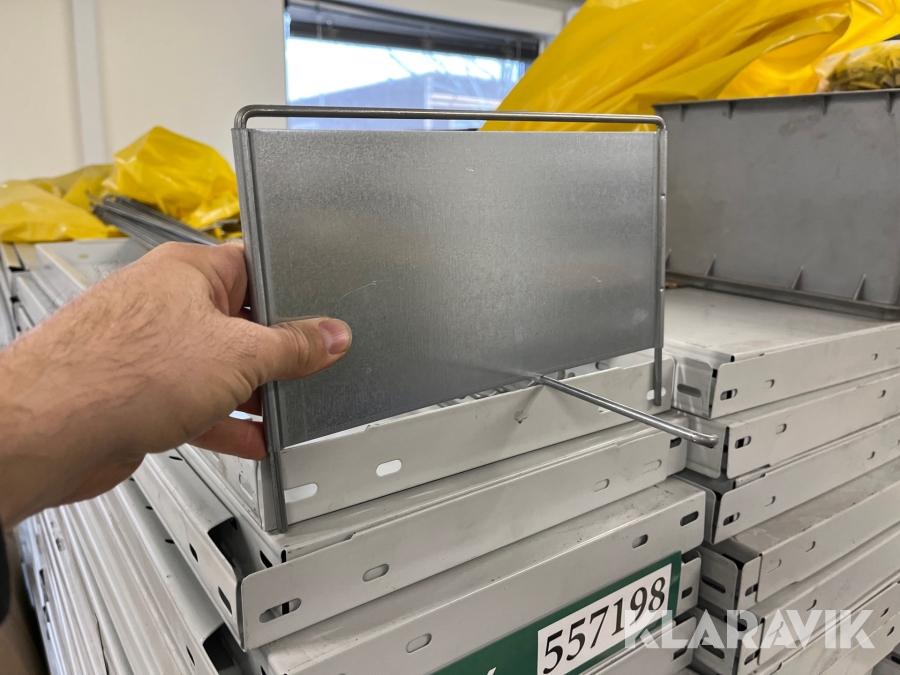 Reoler 100x30cm hylder 196stk Meta, Roskilde, Klaravik aukti