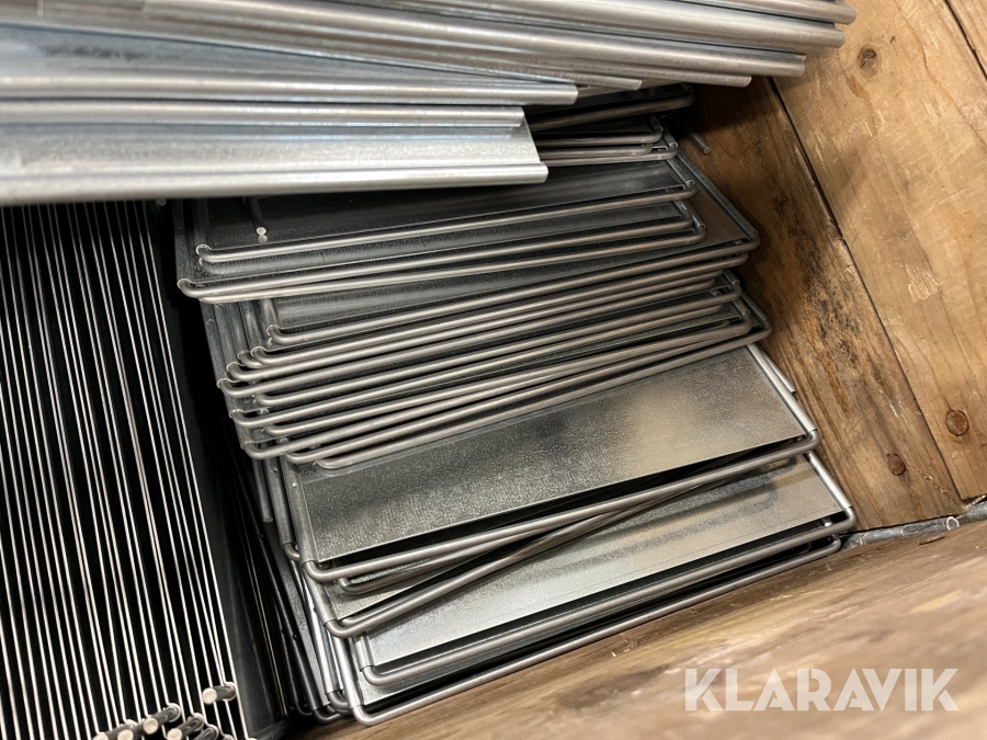 Reoler 100x30cm hylder 196stk Meta, Roskilde, Klaravik aukti