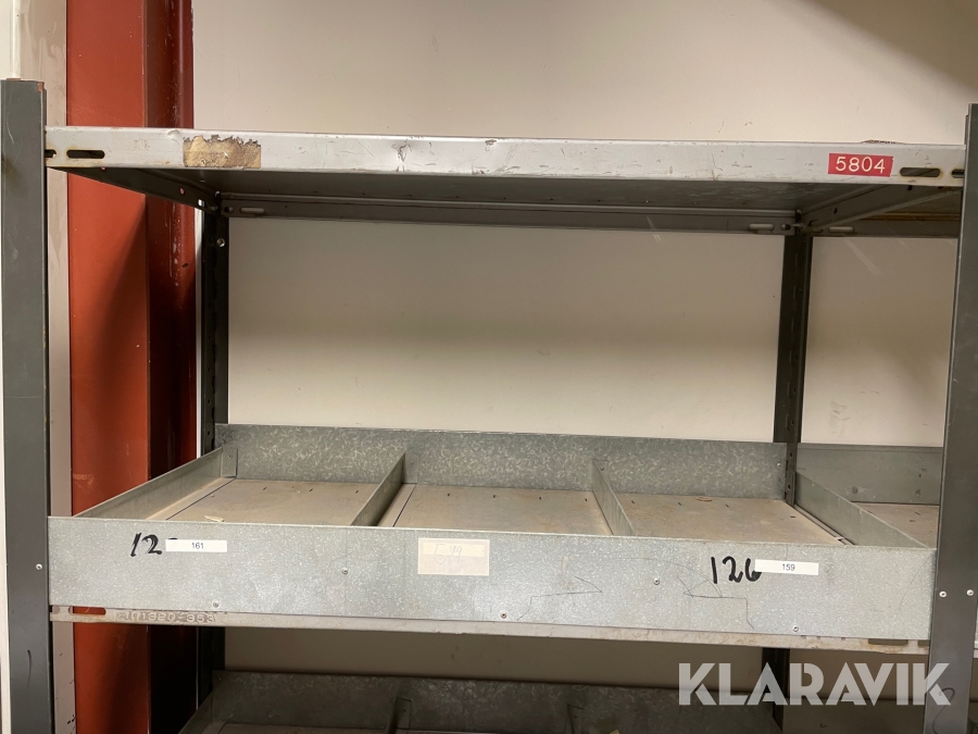 Kraftig reol 2 stk. Jern, Odense, Klaravik auktioner