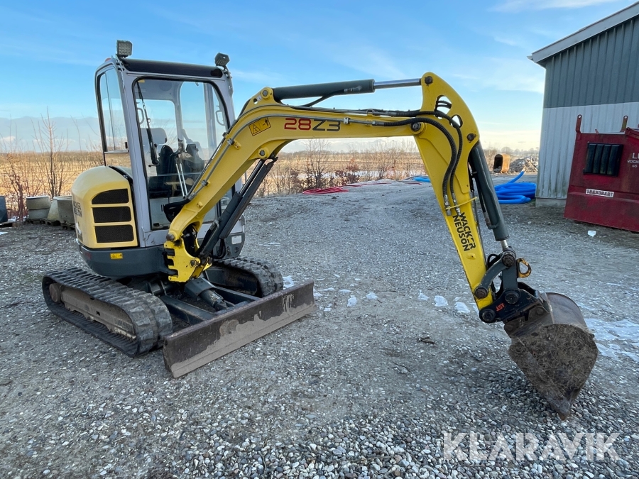 Gravemaskine Wacker Neuson 28Z3, Nordfyns, Klaravik auktione