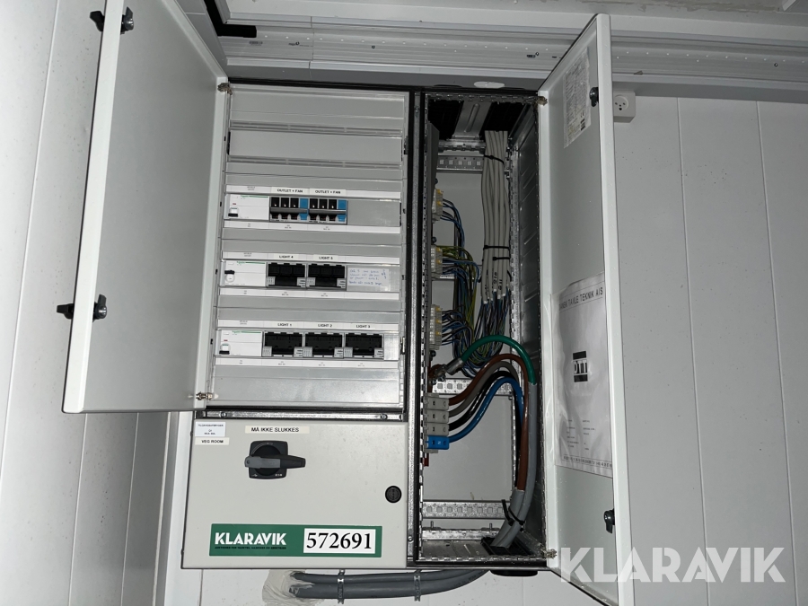 Eltavle Dansk tavle teknik A/S, Gribskov, Klaravik auktioner