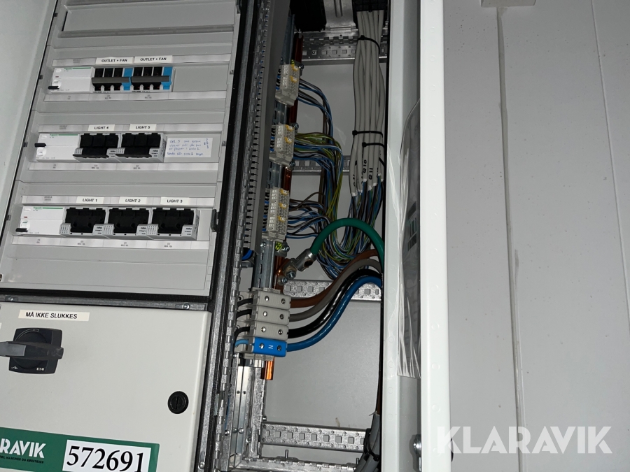 Eltavle Dansk tavle teknik A/S, Gribskov, Klaravik auktioner