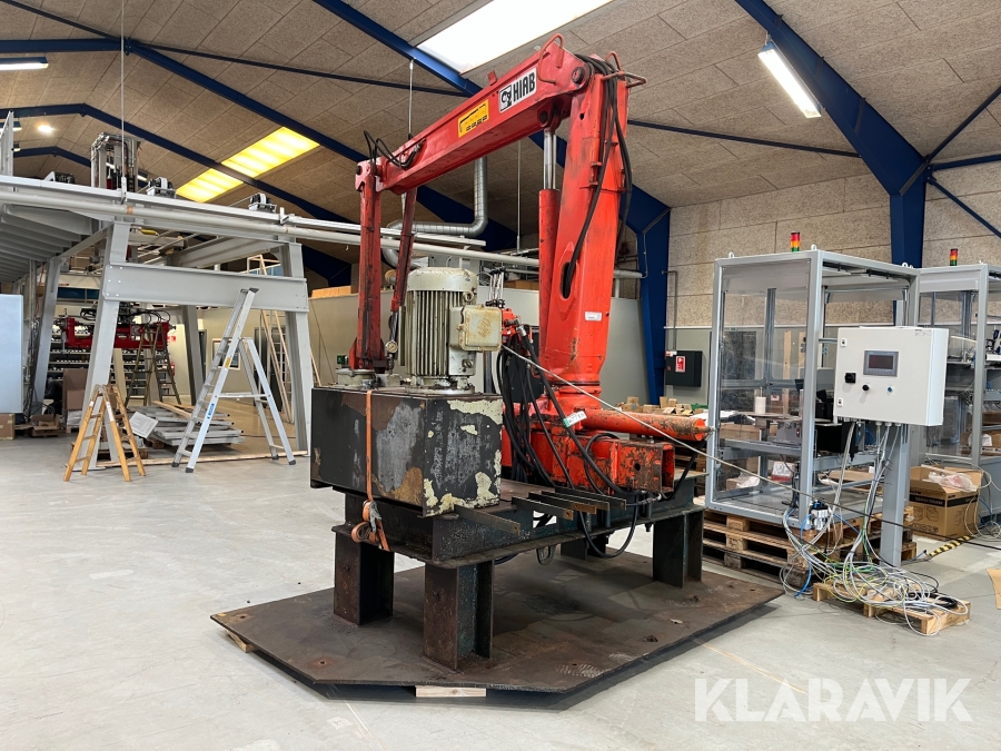 Værkstedskran Hiab-Foco, Mariagerfjord, Klaravik auktioner