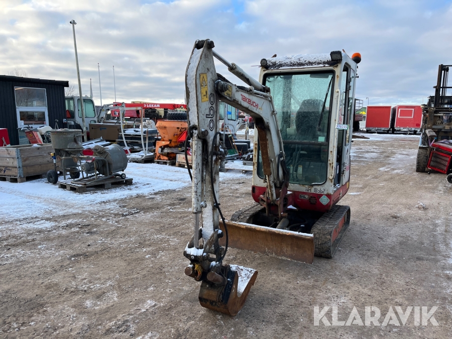 Gravemaskine Takeuchi TB016, Holbæk, Klaravik auktioner