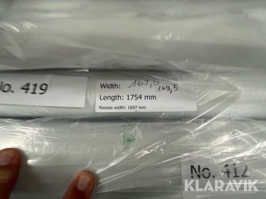 Rullegardin mørklægningsgardin, Glostrup, Klaravik auktioner