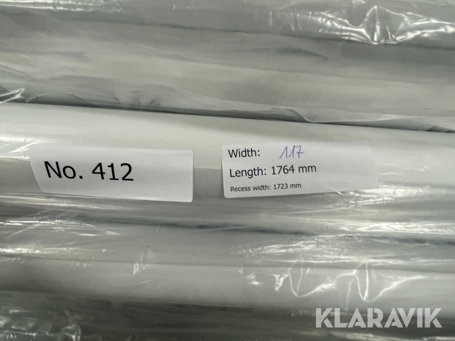 Rullegardin mørklægningsgardin, Glostrup, Klaravik auktioner