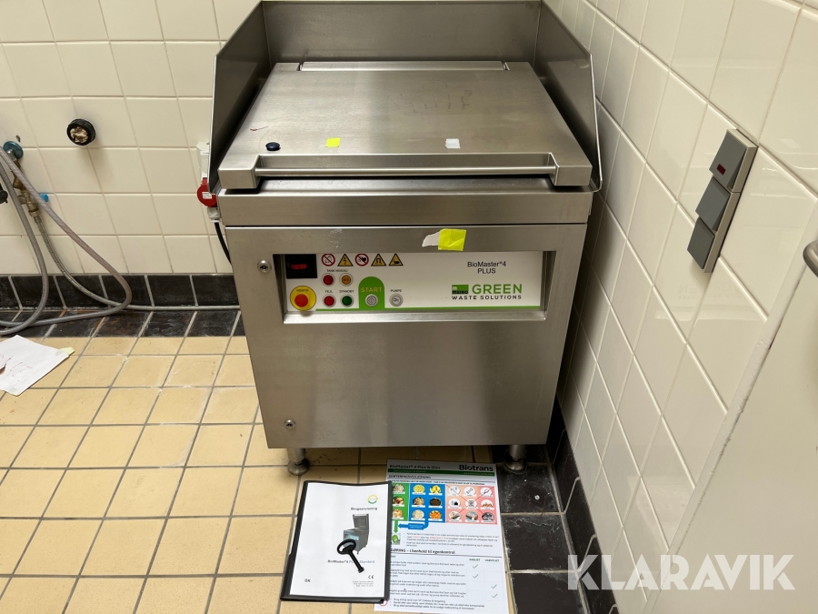 Waste solution MEIKO Biomaster 4 plus, Glostrup, Klaravik au