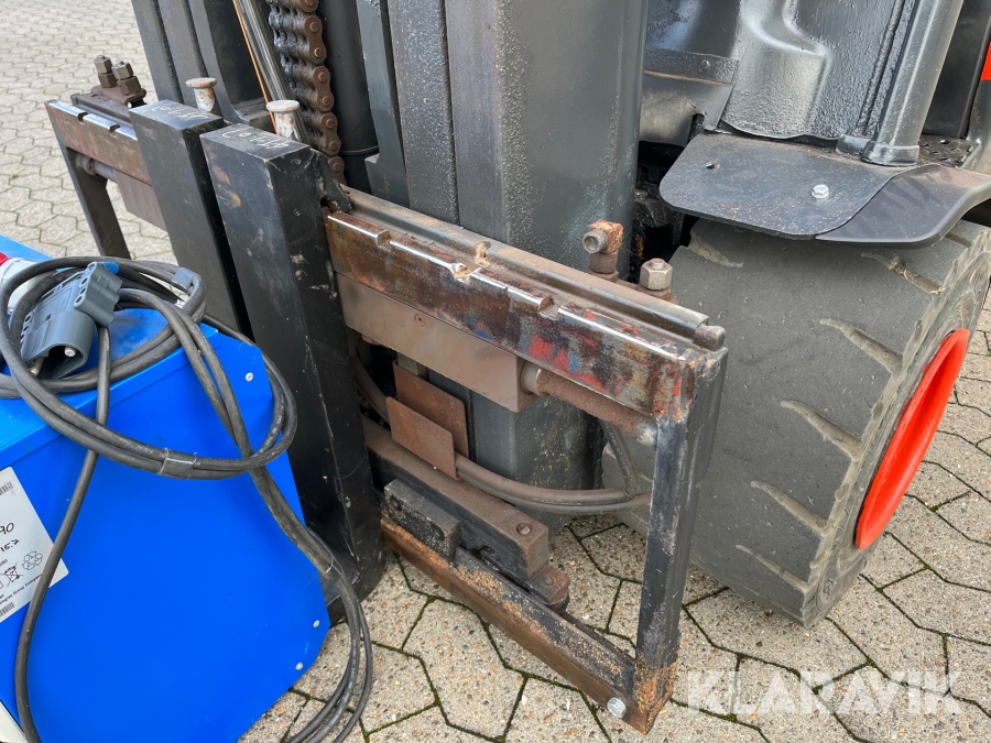 El truck Linde E35L-01, Varde, Klaravik auktioner