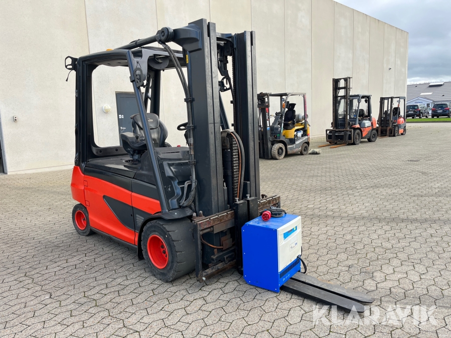 El truck Linde E35L-01, Varde, Klaravik auktioner