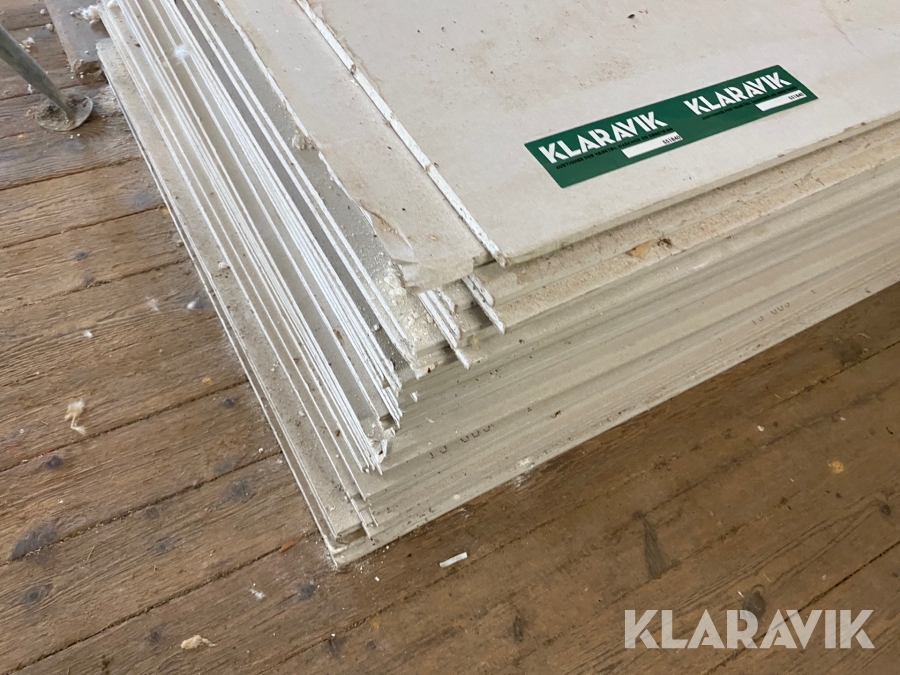 Gipsplader 295 stk, Skanderborg, Klaravik auktioner
