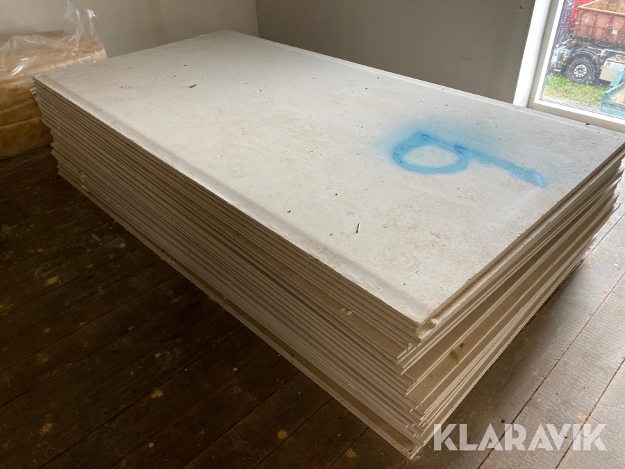 Gipsplader 295 stk, Skanderborg, Klaravik auktioner