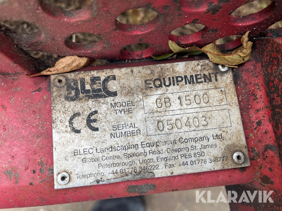 Groundbreaker m Sandmaster Blec GB 1500 - CSM1500, Randers,