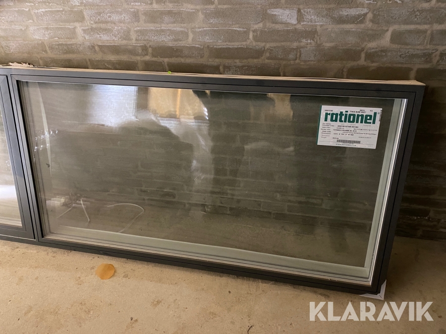 Vindue Rationel Alu træ 252,8 x 86,3 cm, Sønderborg, Klaravi
