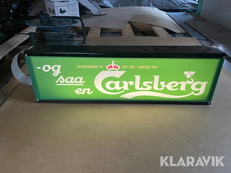 LED Skilt, Ikast-Brande, Klaravik auktioner