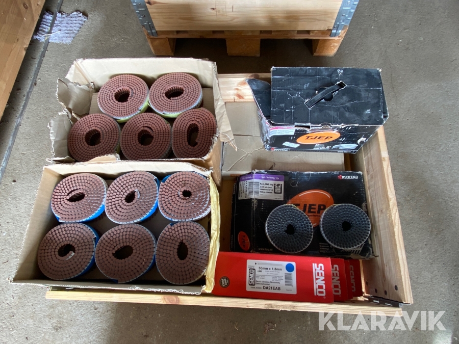 Div. Byggematerialer Tjep/Senco, Stevns, Klaravik auktioner