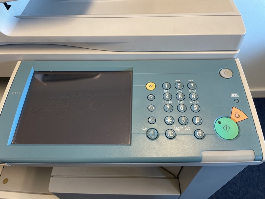 Sort/hvid printer/kopimaskine