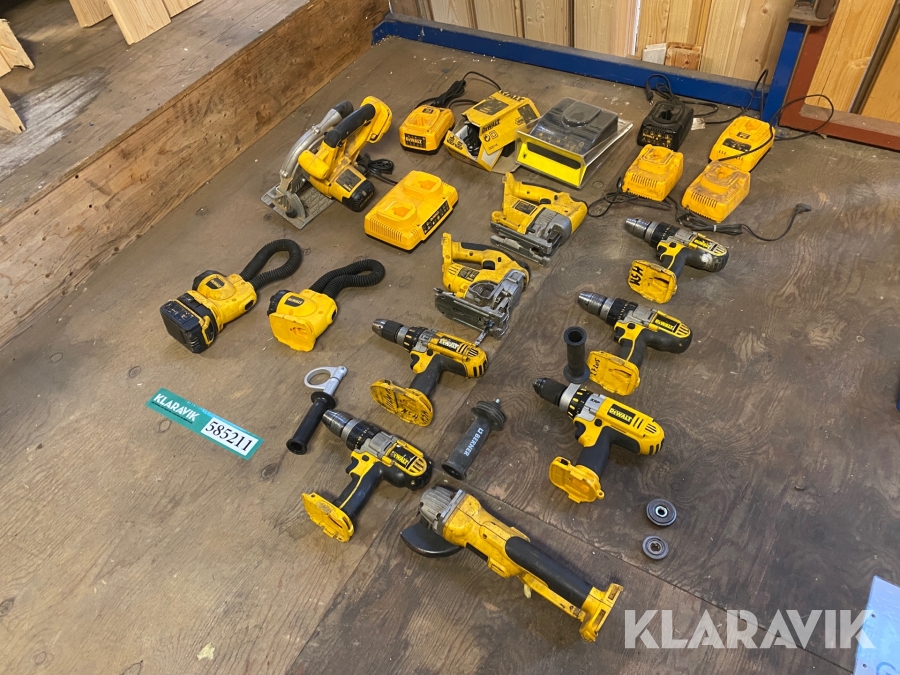 Diverse dewalt maskiner Dewalt, Ikast-Brande, Klaravik aukti