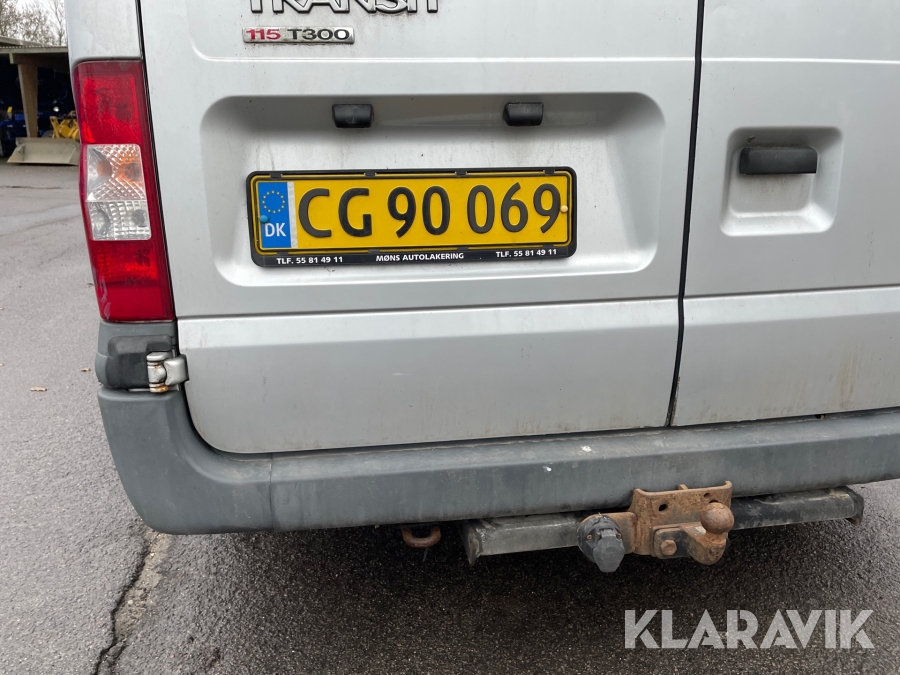 Kassebil Ford Transit 115 T300, Vordingborg, Klaravik auktio