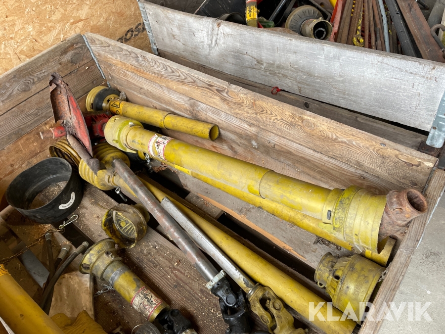 Blandet lot med reservedele PTO Aksler, Vordingborg, Klaravi