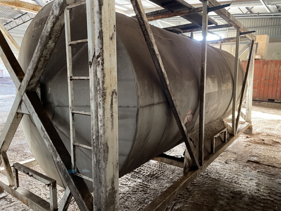 Isoleret rustfri tank