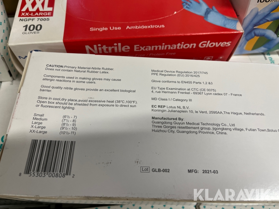 Nitrilhandsker str. XXL Serix, MBRO, Bergamot, Roskilde, Kla