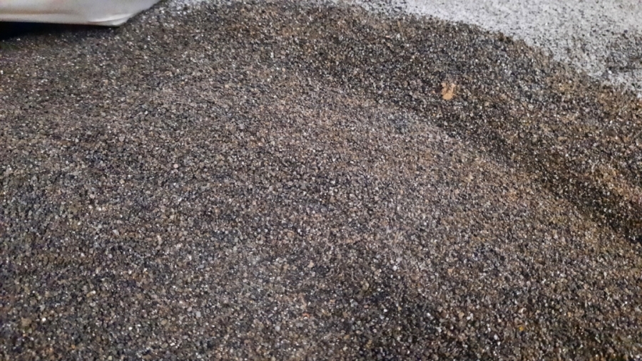 Sandblæsnings materiale