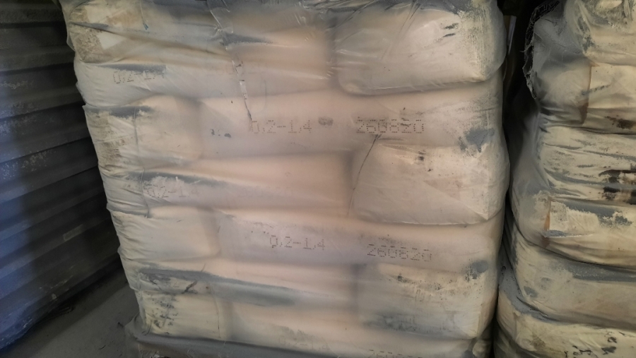 Sandblæsnings materiale