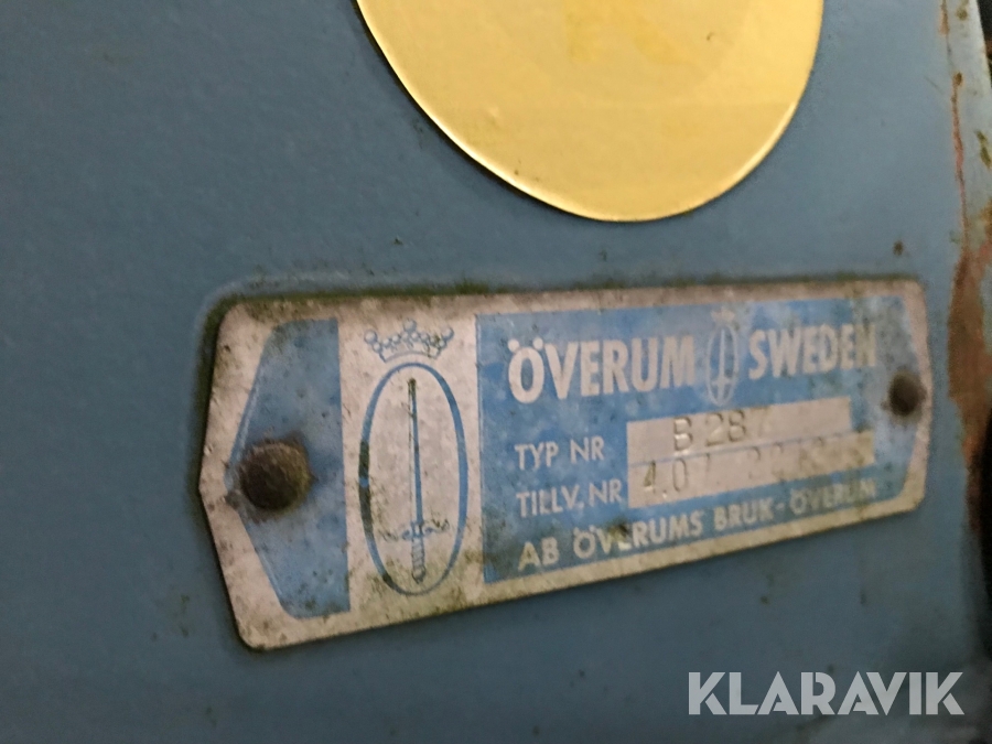 Plov Överum sweden B 287, Holbæk, Klaravik auktioner