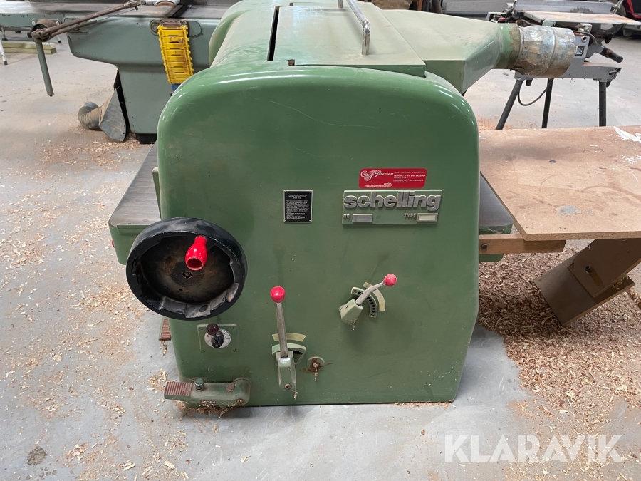 Tykkelseshøvl Schelling D-66, Næstved, Klaravik auktioner