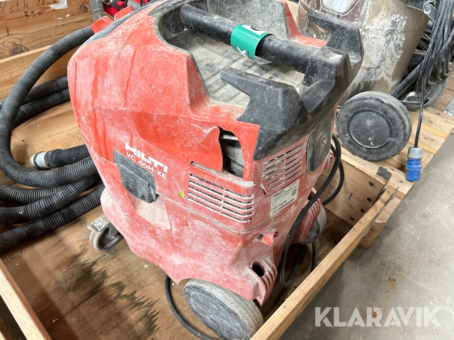 Industristøvsuger Hilti Vc 40h-xe, Ringsted, Klaravik auktio